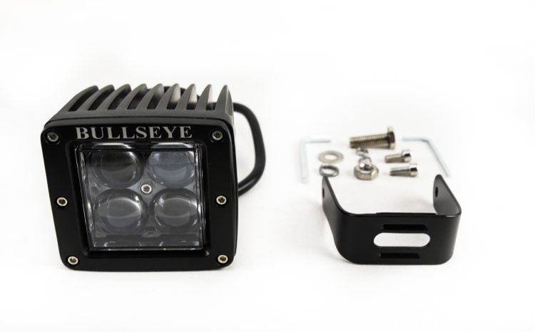 Square Driving Lights (Pair) - Lights only | Bullseye Products 4x4