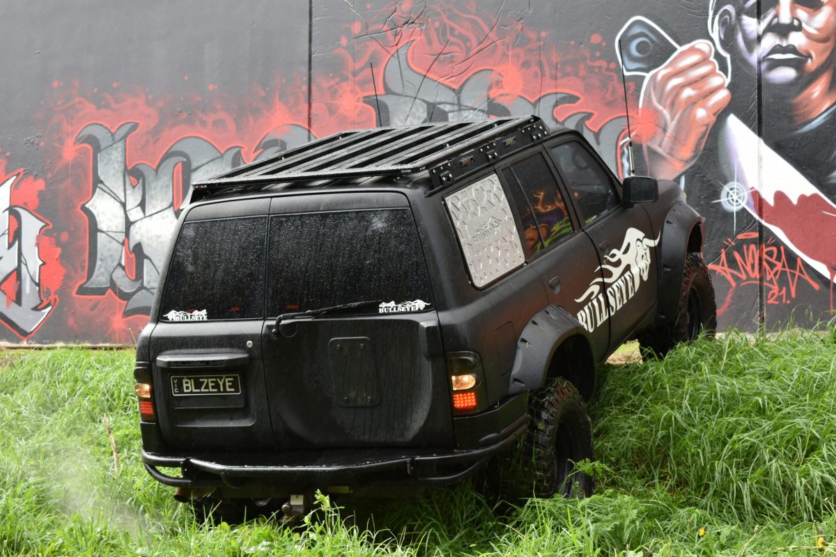 Patrol GU Low Profile Back Bone + Roof Rack